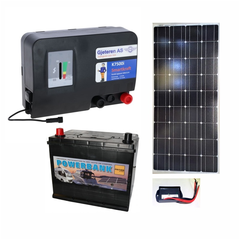 Solcellepakke K7500i KOMPLETT - Norsk Småfeservice AS